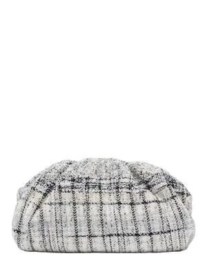 Missoni Large Knitted Clutch With Chain Strap - Grey