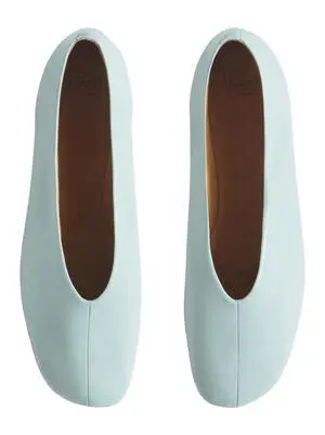 REFORMATION Blaine Flat Glacial Leather - Blue