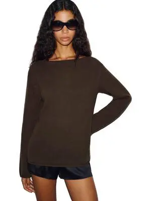 REFORMATION REFORMATION Marine Sweater Brown