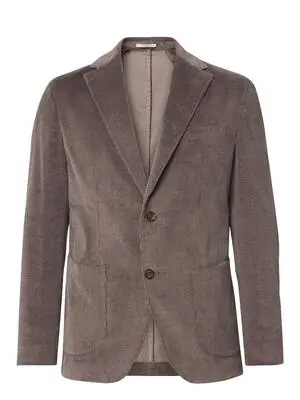 ELEVENTY Cotton And Cashmere Corduroy Blazer