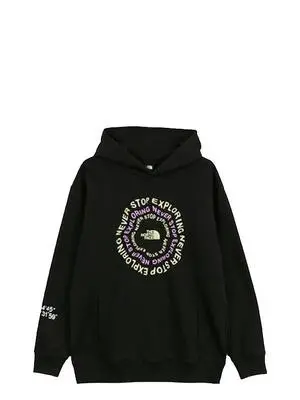 The North Face Graphic Circle Logo Pullover Hoodie - Black