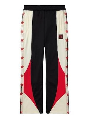 Palm Angels Pa Racing Track Pants - Black/white