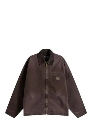 Carhartt Work In Progress Og Detroit Destroy Wash Jacket - Tobacco
