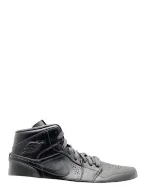 JORDAN 1 Mid Nouveau Black Icein Sneakers - Anthracite/white