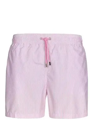 RIVEA Saint-tropez Rose Striped Swim Shorts - Pink