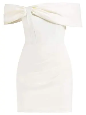 TIA DORRAINE Signature Of The Sun Mini Dress - White
