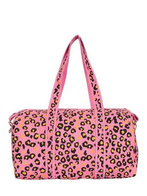 CONSCIOUS YOGA COLLECTIVE The Leopard Cotton Weekender
