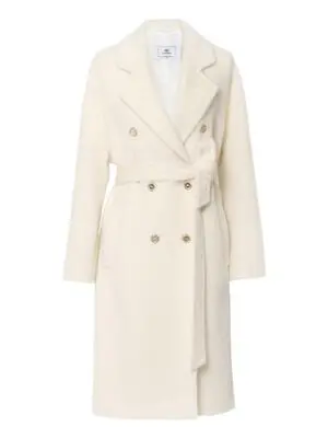 GIODORO Adioro Alpaca Coat - White