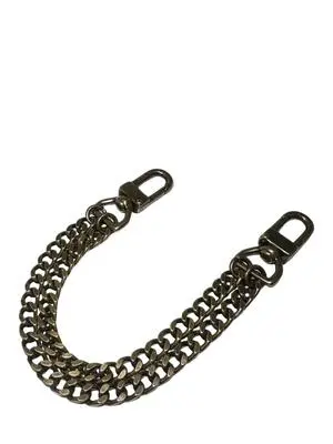 Rachel Nathan Brass Curb Chain Belt Loop Accessory - Black