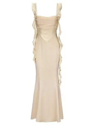 NANA JACQUELINE Nana Jacqueline Caroline Duchess Satin Gown