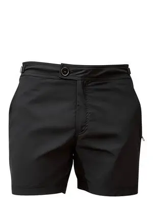 VAYLA Classic Plain Swim Shorts - Black
