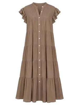 MUCHE & MUCHETTE Muche Et Muchette Tracey Tiered Maxi Dress