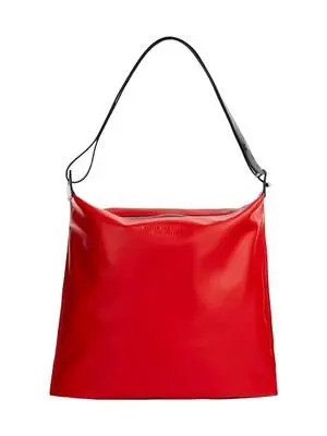 HESTER VAN EEGHEN Square L Bright Leather Shoulder Bag - Red
