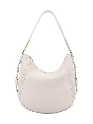 LLOYD BAKER Penelope Leather Hobo Bag - Black