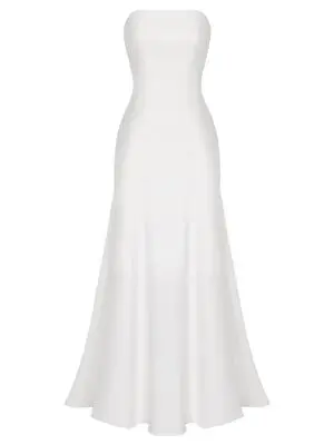 ELSAVA Long Dress - White