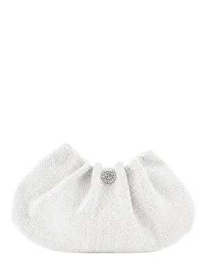 MUCHE & MUCHETTE Muche Et Muchette Leo Pouch With Beaded Embellishment White
