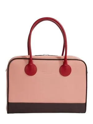 HESTER VAN EEGHEN Woody Plus Leather Bag - Pink/red