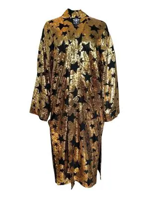 ANY OLD IRON Any Old Iron Goldie Star Sequin Duster Black/gold