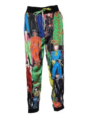 ANY OLD IRON Black / Blue Heroes Joggers - Black/blue