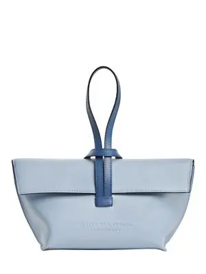 HESTER VAN EEGHEN Felucca S Cielo Jeans Calf Leather Bag - Blue