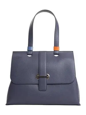 HESTER VAN EEGHEN Barn Indigo Leather Top Handle Bag - Blue
