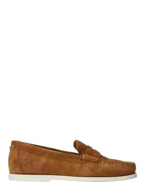 Polo Ralph Lauren Merton Suede Penny Loafers - Brown