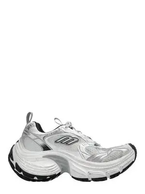 Balenciaga Logo Plaque Chunky Sole Sneakers - Grey