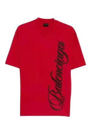 Balenciaga Logo T-shirt - Red