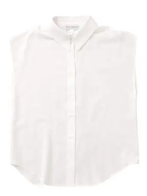BEL CASHMERE Flavia Silk Blouse - White