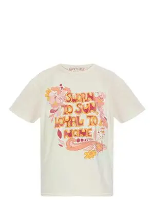 MOTHER The Sleep-over T-shirt - Neutrals