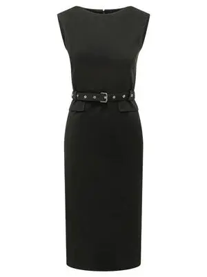 PINKO Belted Sleeveless Dress