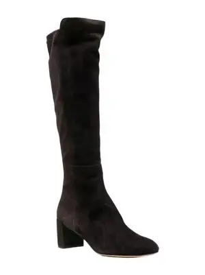 Agl Knee-length Suede Boots - Brown