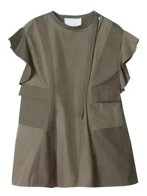 3.1 Phillip Lim Ruffled Sleeve Blouse - Green