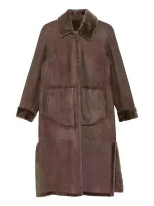 MANZONI 24 Long Sleeves Coat - Brown
