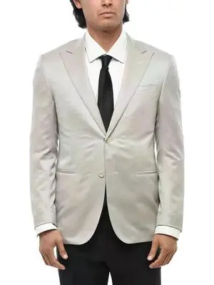 Corneliani Single-breasted Blazer - Grey