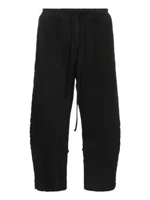 THOM KROM Drawstring Track Pants - Black