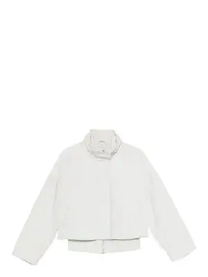 Emporio Armani High-neck Bomber Jacket - Neutrals