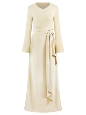 RAYAN The Tie Dress Butter - Yellow