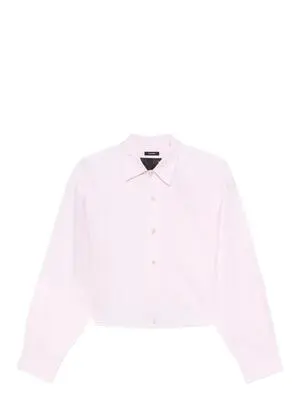 R13 Split-hem Buttoned Shirt - Pink