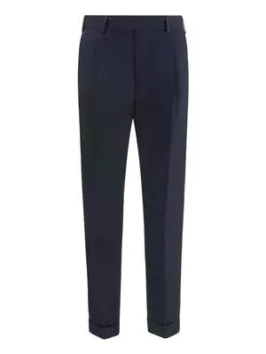 PT TORINO Rebel Pleated Trousers - Blue
