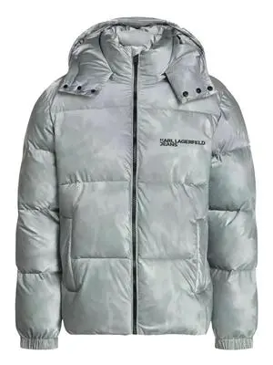 Karl Lagerfeld Karl Lagerfeld Jeans Padded Puffer Jacket Silver