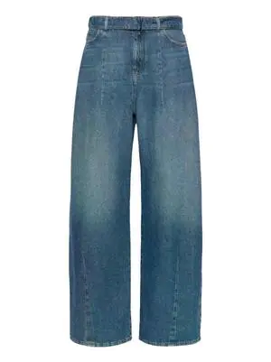 MAX MARA Weekend Max Mara Madia Belted Wide-Leg Jeans