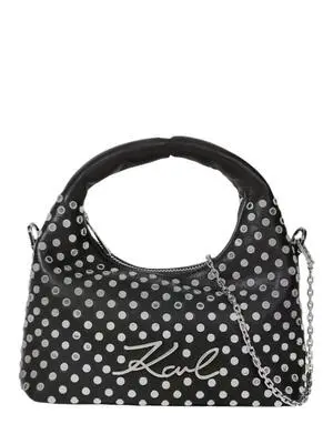 Karl Lagerfeld Mini K/soirée Signature Crossbody Bag - Black