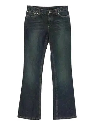 JOHN RICHMOND John Richmond Vintage Blue Cotton Logo Appliqué Jeans