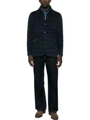 Herno Layered-effect Padded Jacket - Blue