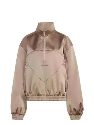 Adidas Munich 93 Tracktop Oversized High Neck Half-zip - Neutrals