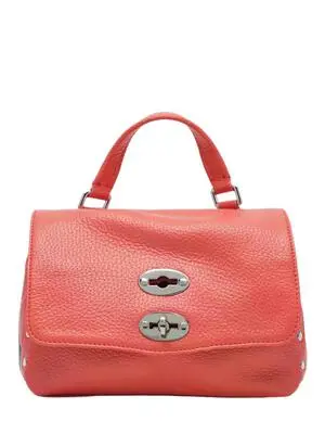 ZANELLATO Small Studded Postina Tote Bag - Orange