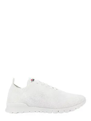 Kiton Knit Lace-up Sneakers - White