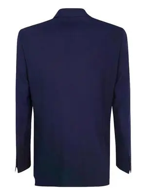 Paul Smith Single-breasted Notched-lapels Blazer - Blue