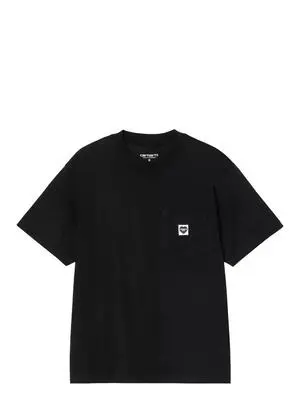 Carhartt Work In Progress Short Sleeve Pocket Heart T-shirt - Black